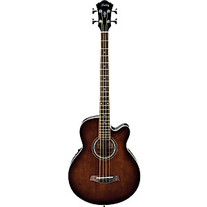 Ibanez Acoustic-Electric Bass Guitar Dark Violin Sunburst