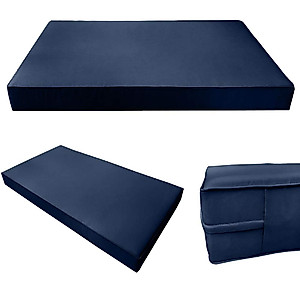 Prolinemax Style1 Twin-XL Size 5PC Pipe Trim Outdoor Daybed Mattress Cushion Bolster Pillow Complete Set AD101