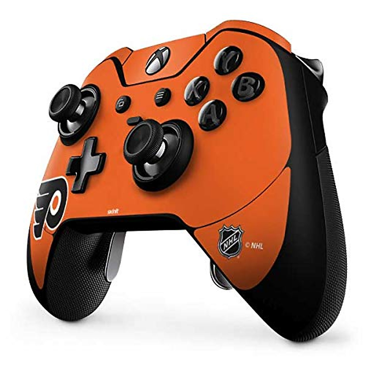 Skinit Decal Gaming Skin Compatible with Xbox One Elite Controller - Officially Licensed NHL Philadelphia Flyers Logo Design
