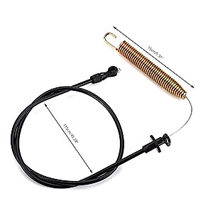 WGL 175067, 169676 Deck Clutch Cable for Craftsman Riding Lawn Mowers with 42'' Deck, Replaces 169676, 175067, 532169676, 532175067 Deck Engagement Cable