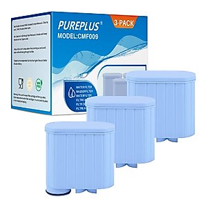 Coffee Water Filter Replacement for AquaClean CA6903/10/00/01/22/47, CA6707/00/10, CMF009, Philips 2000/3000/3100/4000/5000, 421946039401, 421944050461 Coffee Machine, 3Pack by PUREPLUS