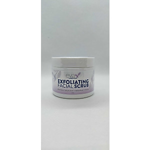 Eva Naturals Microdermabrasion Face Exfoliator and Facial Scrub - Exfoliating Facial Cleanser With Aloe, Willow Bark, Salicylic Acid - Face Wash (2 oz)