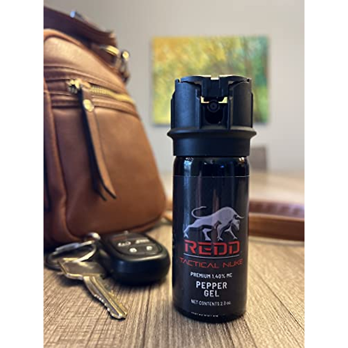 REDD Pepper Spray, Tactical Nuke - (1.40% MC) Maximum Strength Pepper Gel - (2 oz)