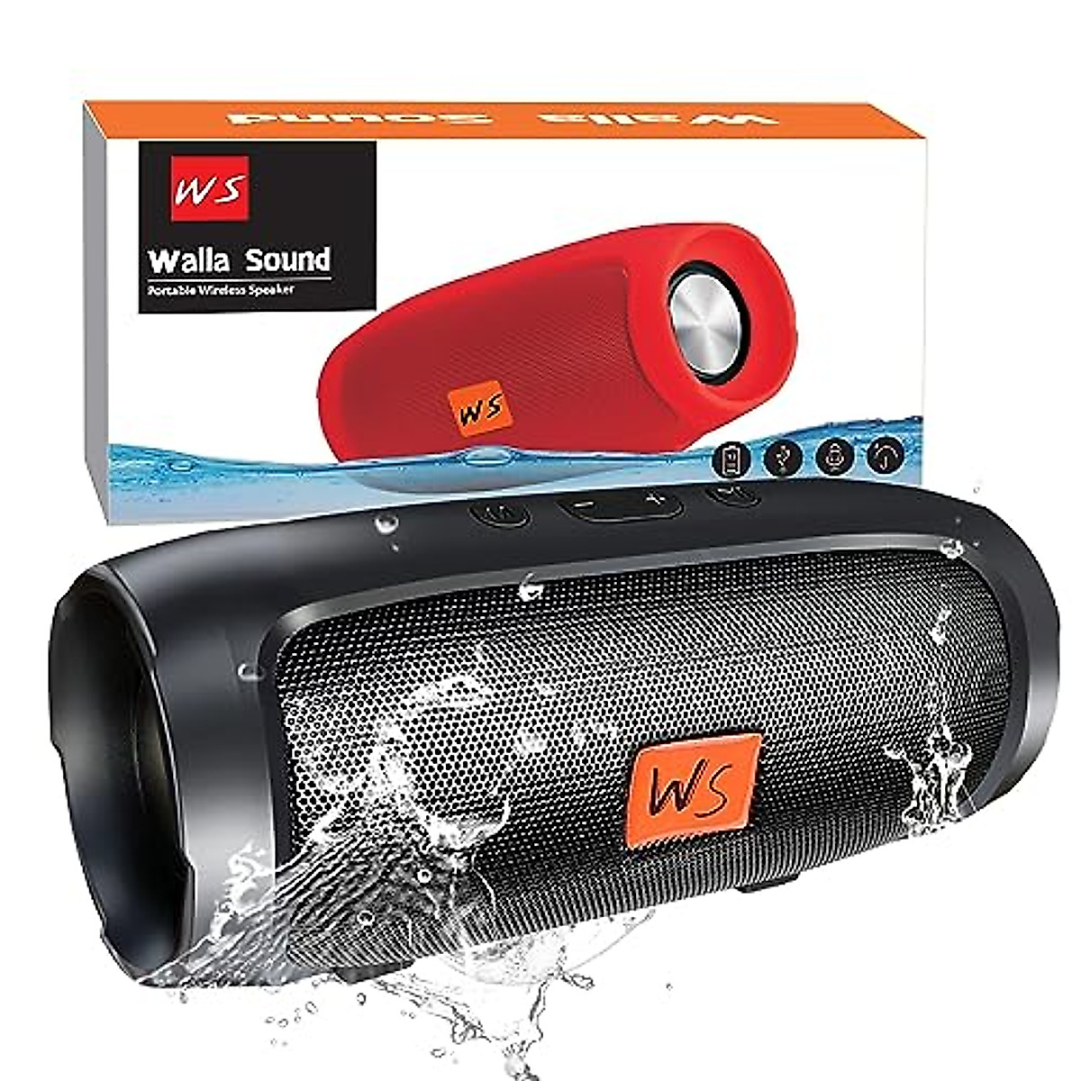 BLUEGALA Walla Sound Bluetooth Speaker Portable Wireless Bluetooth Speaker HD Sound Quality Suitable for Outdoor/Party/Family/Beach Party, Etc.…