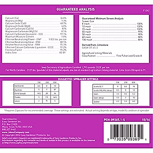 Jobe's 09365 Additive De-Acidifier, 6 lb, Lime Soil