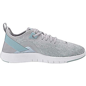 Nike Women's Flex Trainer 9 Cross, Wolf Grey/Pure Platinum-Ocean Cube-White, 7.5 Regular US