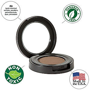 Eyebrows Powder Color Makeup Filler for Brow with Perfect Tinted Long Lasting Results That's Smudge Proof and Stays on with No Cake for the Best Defined Eye Look and Beauty - Deep Brown