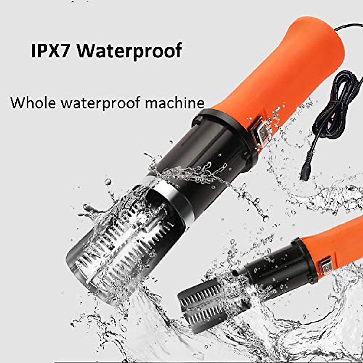 Speder Fish Scaler Corded Electric Fish Scale Remover Scraper Cleaner Kit with Waterproof Powerful Motor and AC Power Adapter for Fish Scaling