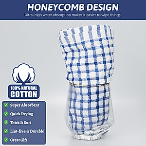 Nialnant 8 Pack Dish Cloths for Washing Dishes,Super Soft and Absorbent Kitchen Dish Rags,Terry Cleaning Cloth-11 x 11In