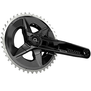 SRAM Rival AXS Crankset with Quarq Power Meter - 172.5mm, 12-Speed, 46/33t Yaw, 107 BCD, DUB Spindle Interface, Black, D1