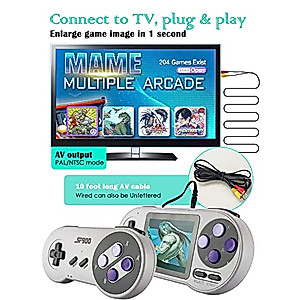 Fadist Handheld Game Console, Portable Retro Game Console, Built in 6000+ Classic Games,3.0 inch IPS Screen,Support for 2 Player,Connecting to TV， Ideal Gift for Kids, Adult, Friend, Lover