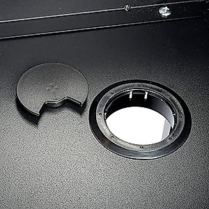 Mobile Fold-Out Computer Security Cabinet, Unassembled, Black, 24-1/2"W x 22-1/2"D x 61-1/2"H