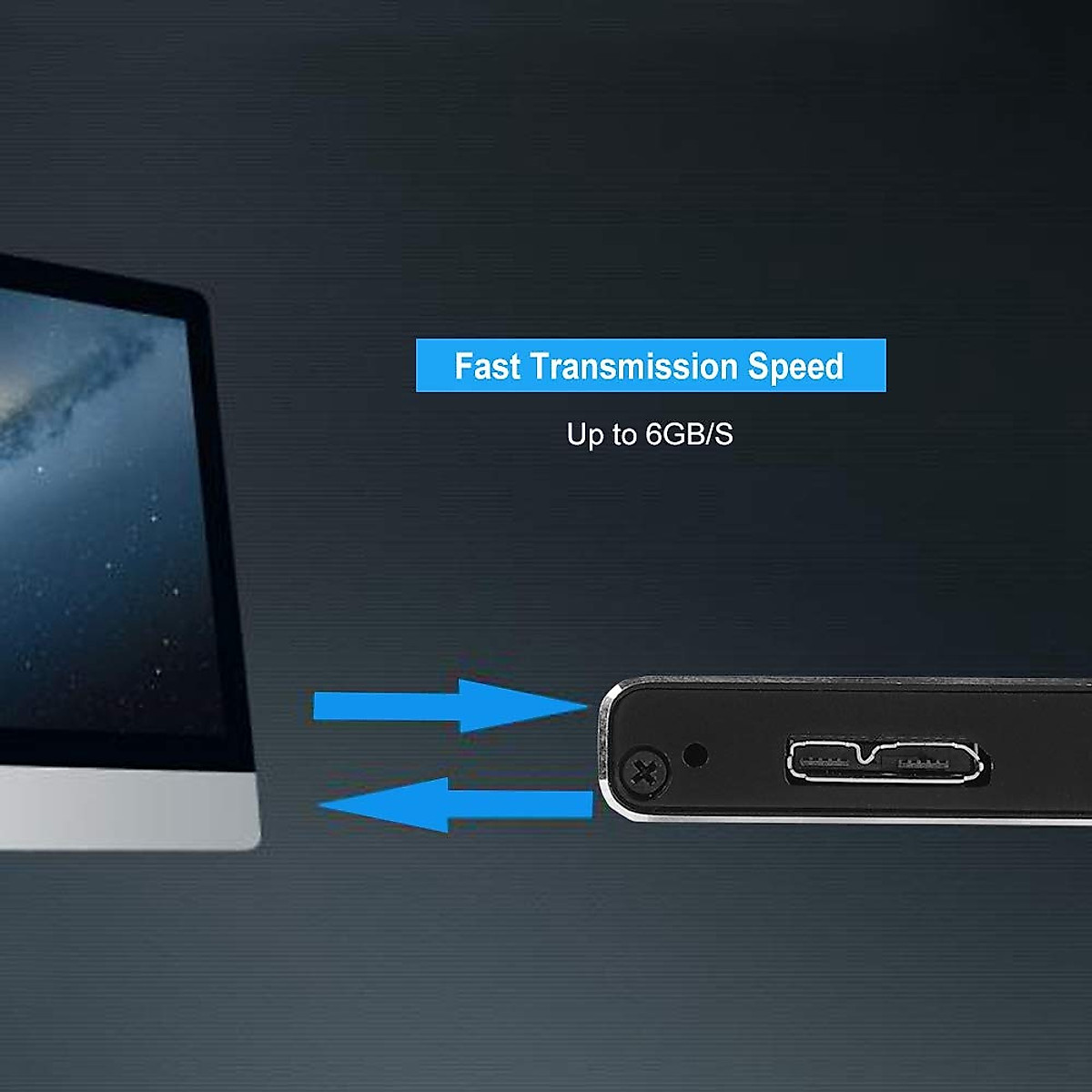 Hoseten PCI-E SSD Solid State Disk, MSATA/Mini Solid State Disk Enclosure, Plug and Play Black 30mm30mm/50mm for Windows