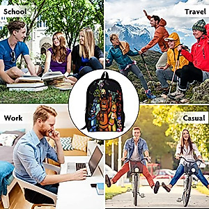 Solmlgo Teens Boys Game Backpack Lightweight School Backpack Durable Students School Bookbag Casual Daypack for Travel