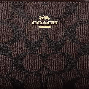 COACH Nolita 19 In Signature Canvas Bag Purse (Brown Red)