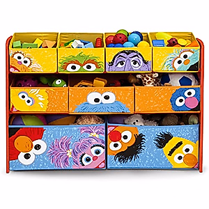 Delta Children Deluxe Multi Bin Organizer, Sesame Street