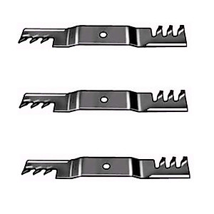 Set of 3 New Mulching Blade Fits Toro, Fits Toro Wheel Horse 44", 44" Groundsmaster Lawn Mower with Deck 57358, 54-0010-03, 54-5010, 74351, 74401, 74501, 74502, 74601, 92-7952-03, Timecutter Z