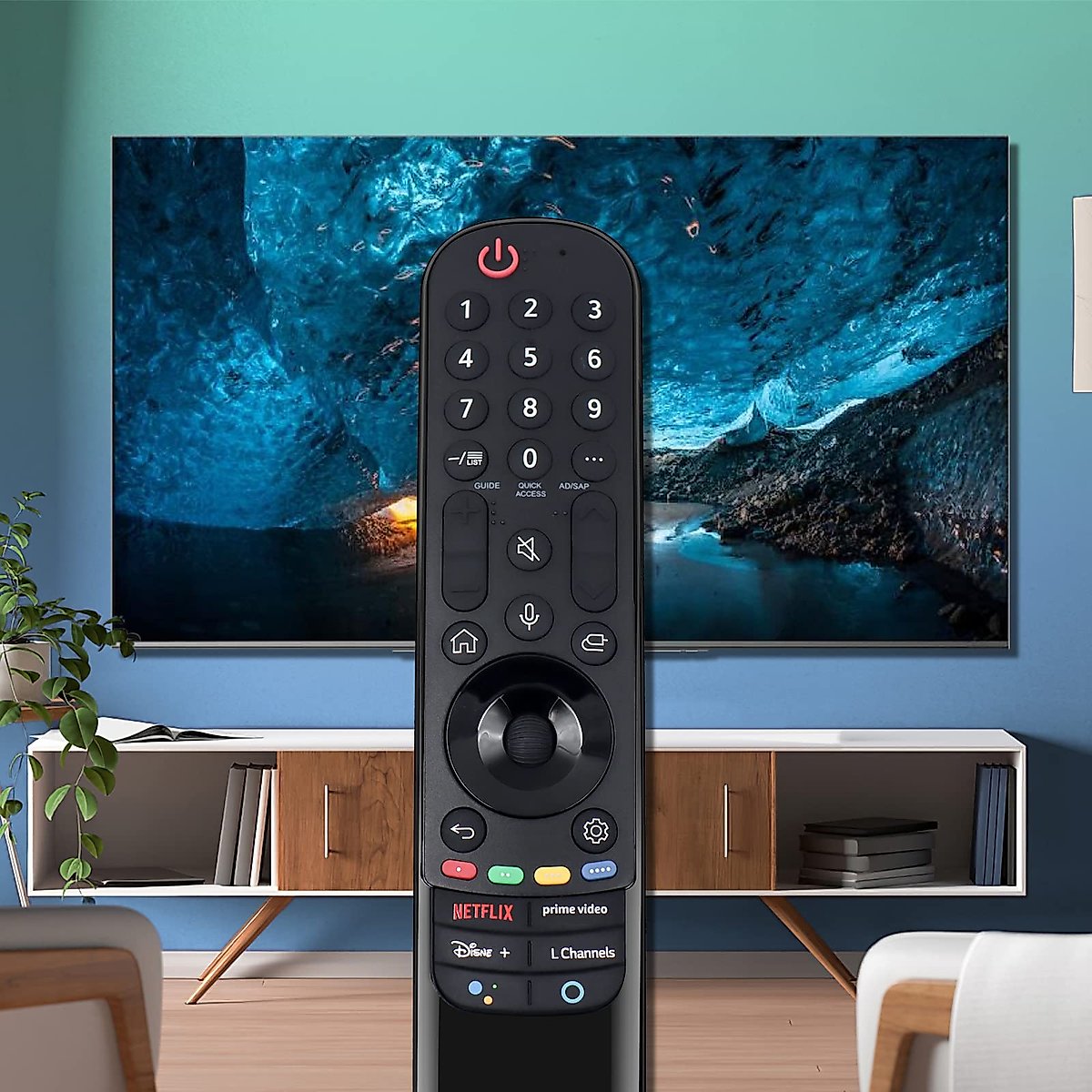 Voice Remote MR21GA AKB76036202 for 2021 LG Magic Remote with Pointer and Voice Function for LG TV Remote Control Replacement for LG OLED UHD QNED NanoCell 4K 8K Smart TVs