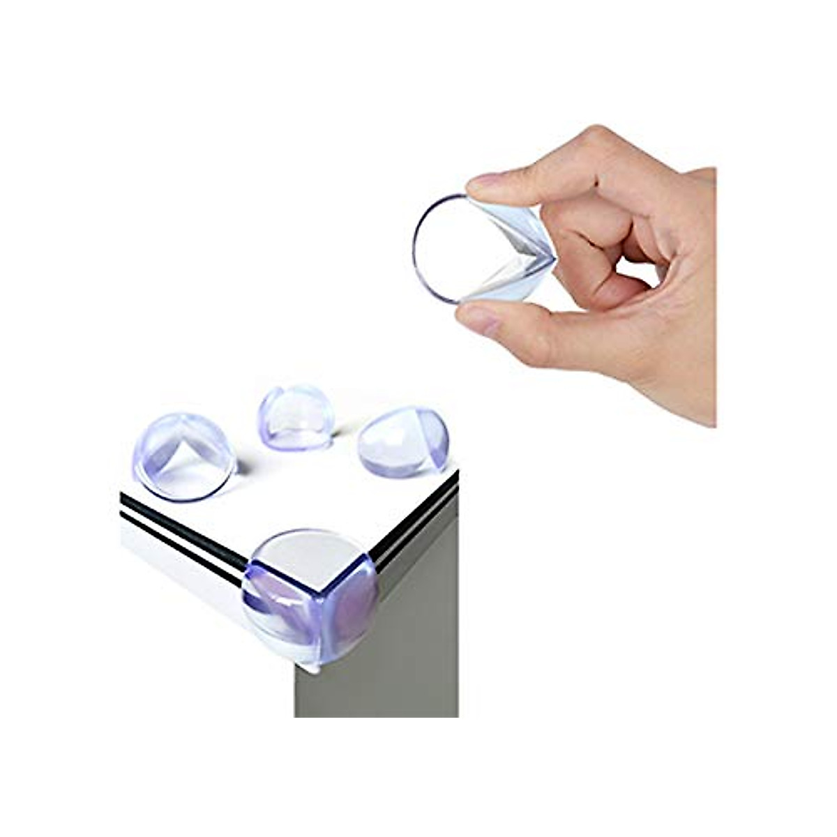 18 Pieces Baby Safety Proofing Kit- 6 Strong, Sturdy Adjustable Latches (Bonus Extra 6x3M Adhesives) + 4 Cabinet Locks+ 4 Corner Protectors and 4 Electrical Socket Plugs- No Tools Needed! (White, 18)