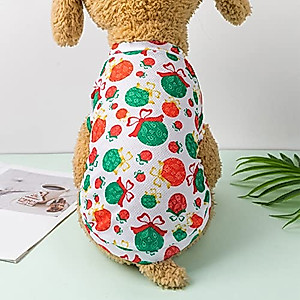 Hawaiian Style Dog Shirts, Colorful Puppy Sweatshirt, Breathable Pet Printed T-Shirts Clothes for Small Medium Large Boy Girl Doggie Cats 4 2XL