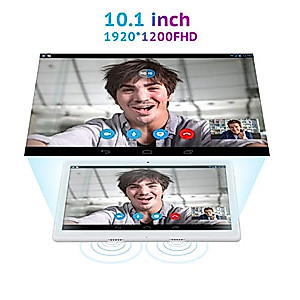 ZONKO 10 inch Tablet, Android 9.0 Pie, Octa-Core Processor, 5G Wi-Fi,10 inch Android Tablets, 32GB Storage, 1920x1200 IPS HD G+G Display, GPS,Metal Body,Silver