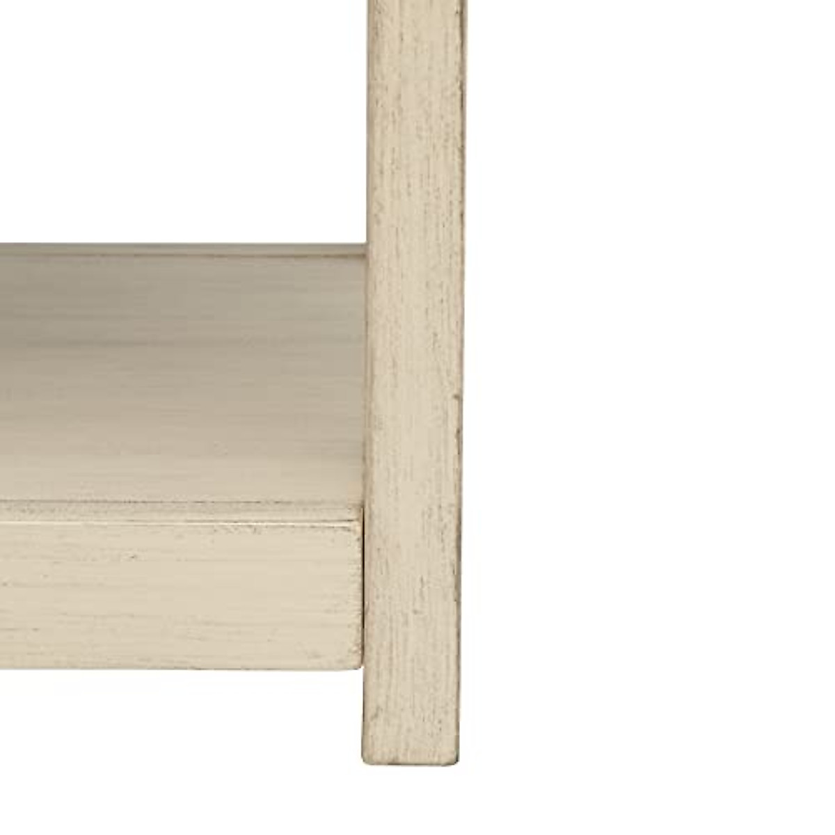 SAFAVIEH Home Collection Sadie Contemporary Antique White 2-Drawer Console Table (Fully Assembled)