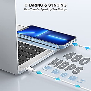 for iPhone Apple 13 12 14 Fast Charger Cable【Apple MFi Certified】20W USB C Wall Charger Plug and USBC to Lightning Cable Cord 6ft, Charging Block Power Adapter Cube Brick for iPhone 13/12 Pro/11,iPad