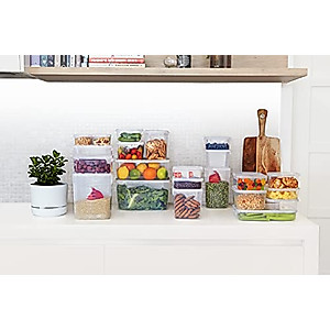 Décor Tellfresh Food Storage Pantry Container | Ideal for Meal Prep | BPA Free | Dishwasher, Freezer & Microwave Safe, Polypropylene, 500ml 3 Pack