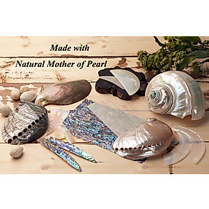 Mother of Pearl Design Engraved Metal Stainless Steel Cigarette Holder Case Storage Box (Double Crane)