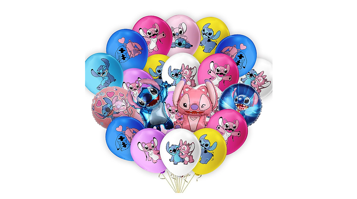 Stitch Balloons for Birthday Parties – 39pcs Decoration Set