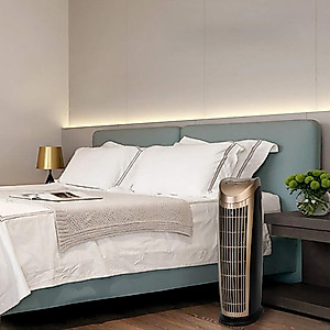 Alen T500 Air Purifier, Quiet Air Flow for Large Rooms, 500 SqFt, Portable Air Cleaner for Allergens, Dust, Mold, Pet Odors, Bacteria, in Black