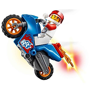 LEGO 60298 City Stuntz Rocket Stunt Bike Set with Flywheel-Powered Toy Motorbike & Rocket Racer Minifigure, Gifts Boys and Girls 5 Plus Years Old