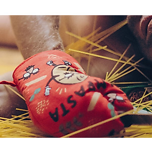 Impasta Oven Mitt Funny Noodle Disguise Imposter Hilarious Graphic Novelty Kitchen Glove Funny Graphic Kitchenwear Funny Food Novelty Cookware Red Oven Mitt