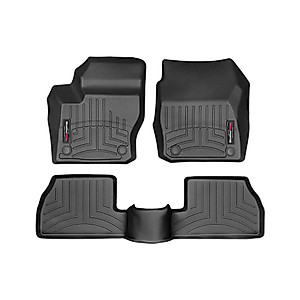WeatherTech Custom Fit FloorLiners for Ford Focus ST, Focus - 1st & 2nd Row (446461-440752), Black