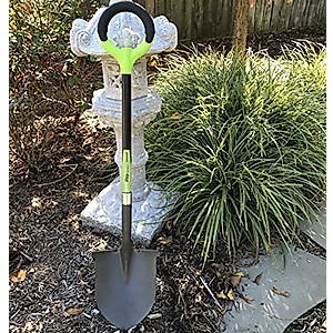 Radius Garden 25202 Pro-Lite Carbon Steel Shovel, Green