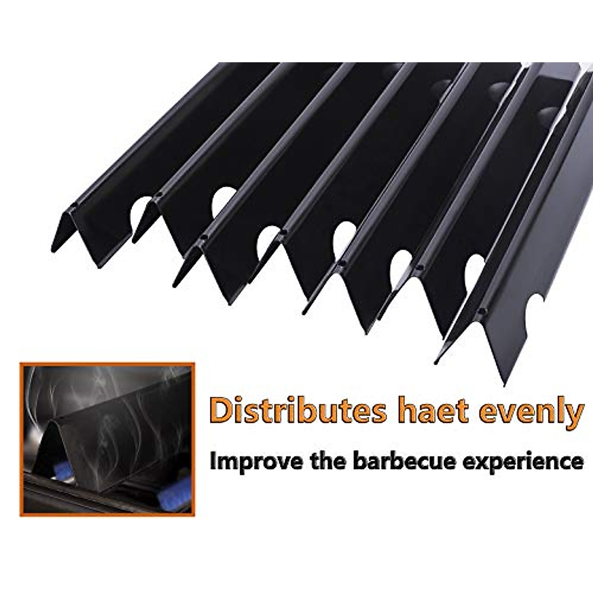 66033 Flavorizer Bars for Weber Genesis II 400 Series Grill, Replacement Parts for Weber Genesis II E-410 S-410 E-415 S-415 E-435 S-435 Genesis II LX E-440 S-440 Gas Grills, 66797 66030 Heat Plates