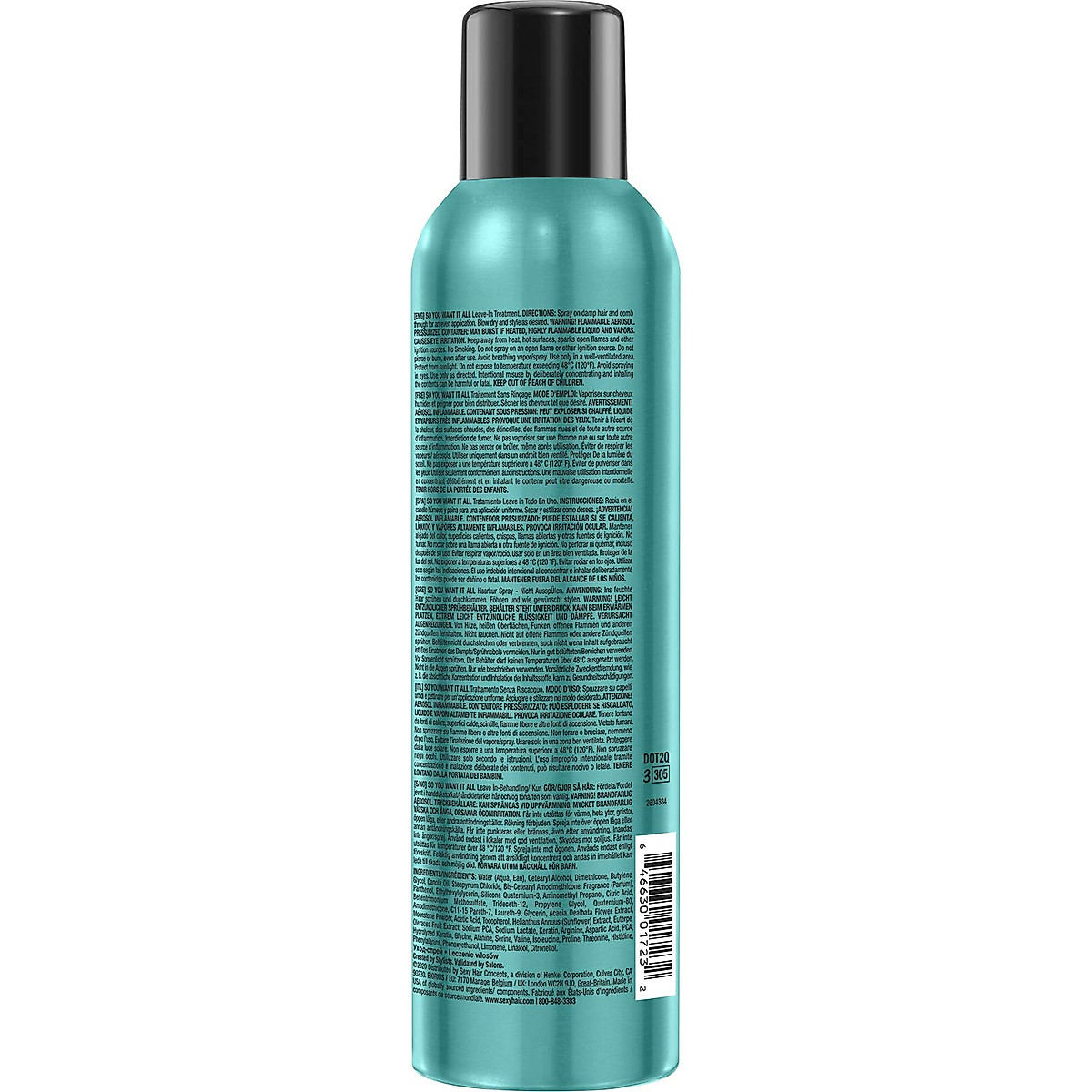 SexyHair Healthy So You Want It All Leave-In Treatment, 5.1 Oz | Up to 99% Breakage Reduction | Moisture and Shine | Thermal Protection