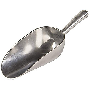 Premium Life AS-12 SET OF 2, 12 Oz. (Ounce) Bar Ice Scoop, Dry Bin Scoop, Dry Goods Scoop, Candy Scoop, Spice Scoop, Cast Aluminum