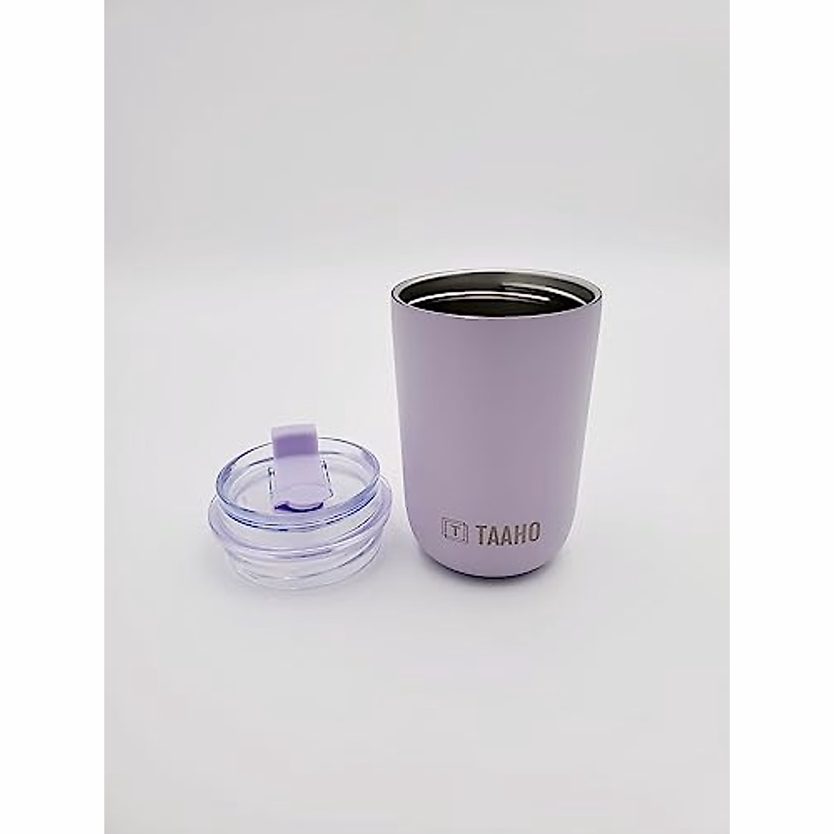 TAAHO 10 oz Tumbler Stainless Steel Vacuum Insulated Coffee Ice Cup Double Wall Travel Flask Tumbler, with Lid, BPA Free Tumblers Mug, Leak Proof Reusable Walled for Iced and Hot Drinks.PURPLE