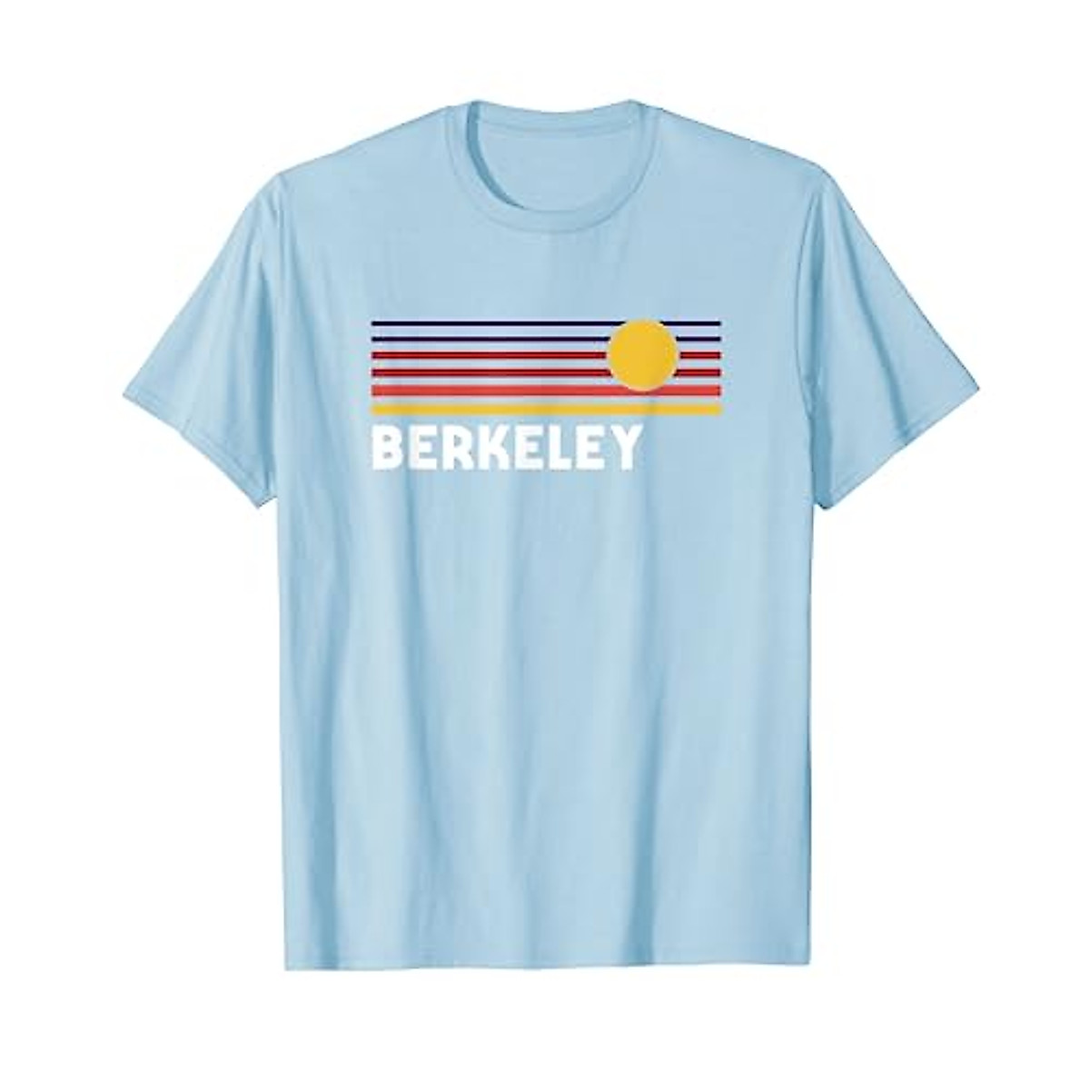 Berkeley California Retro Vintage Style Sunset Souvenir T-Shirt