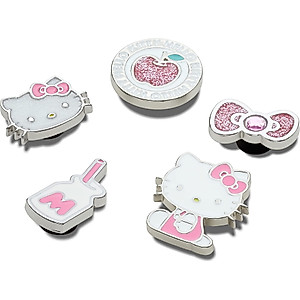 Crocs Jibbitz 5-Pack Hello Kitty and Friends Sparkly Shoe Charms, Jibbitz Shoe Charms, Sanrio Crocs Charms