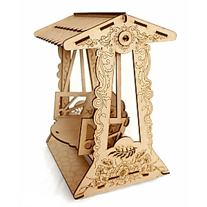 Janmashtami Gift Laddu Gopal Ji Jhula Swing Wooden Fastest Delivery Service Available on Demand (4-7 Days for Customization Whatsapp +917419240007