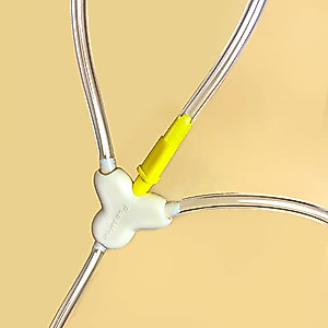 PumpMom Replacement Tubing for Medela New Pump in Style Maxflow Breast Pump, Not Original Medela Spare Breastpump Parts Tubes