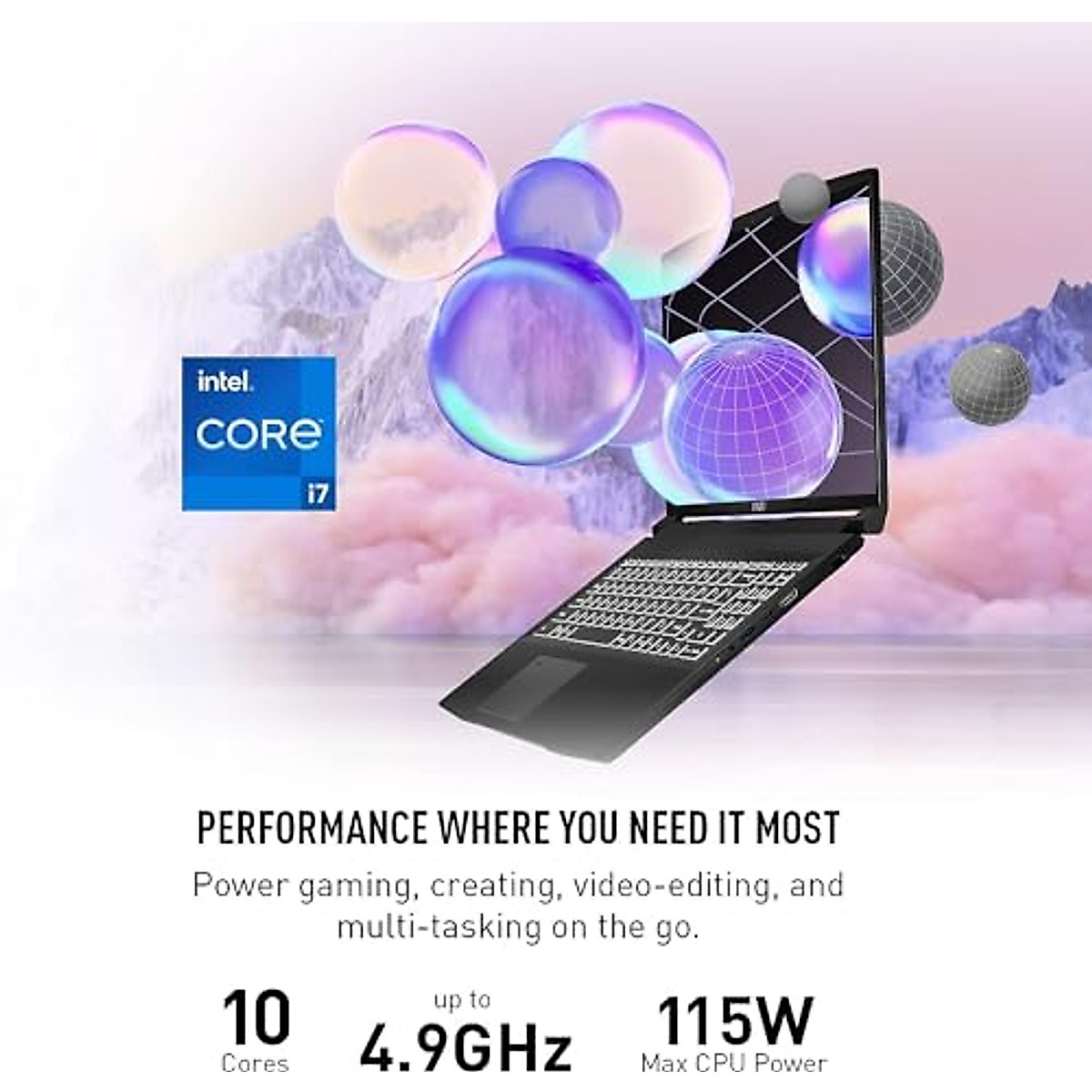 MSI Creator M16 Laptop 2023 Newest, 16" 60Hz QHD+ Content Creation Laptop, 13th Gen Intel Core i7-13620H(10-Core), GeForce RTX 4060, 64GB DDR5, 2TB SSD, 180-Degree Lay-Flat, WiFi 6, HDMI, Win 11 Home