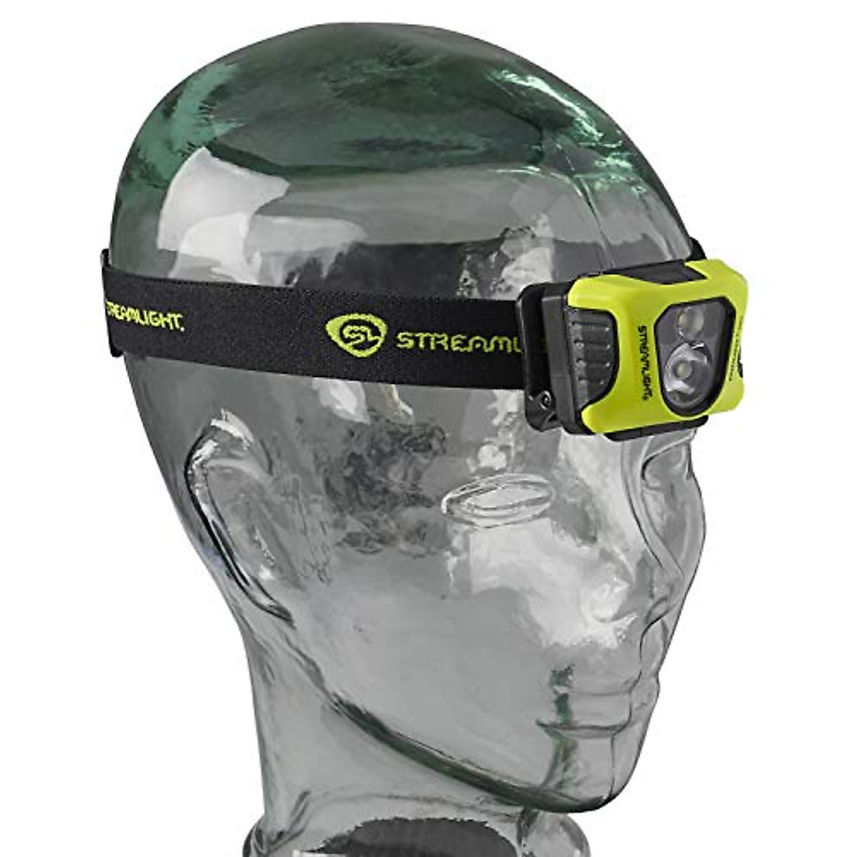 Streamlight 61436 Enduro Pro USB Rechargeable Multi-Function Head Lamp with Elastic and Rubber Head Strap and 3M Dual Lock, Yellow