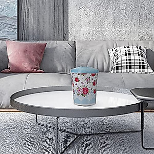 Cabilock Mini Table Trash Office Trash can Bathroom Garbage can Kitchen Trash can 13 Gallon can Decorative Garbage