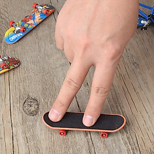 Hotusi Mini Finger Sports Skateboards/Bikes/Swing Boards/Scooter Set for Party Favors Educational Finger Toy(4 Pcs)