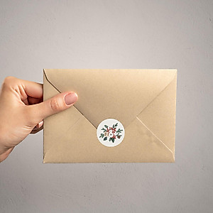 Cute Penguin Holiday Sticker Assortment / 6 Alternating Winter Designs / 500 1.5" Snowy Sweet Labels