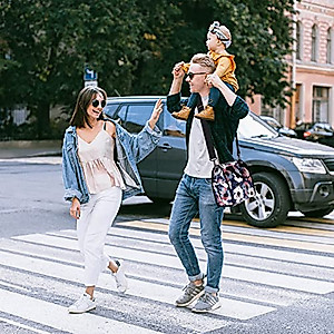 Lunch Bag Cooler Bag-Insulated Lunch Box Water-resistant Thermal Container Lunch Cross-body Tote Bag for Work/Park/Picnic/Beach