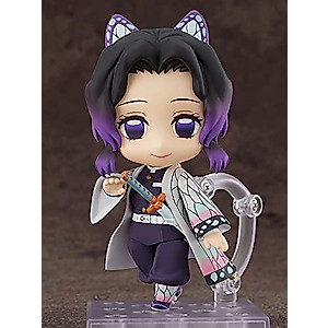 Good Smile Demon Slayer: Kimetsu no Yaiba Shinobu Kocho Nendoroid Action Figure, Multicolor